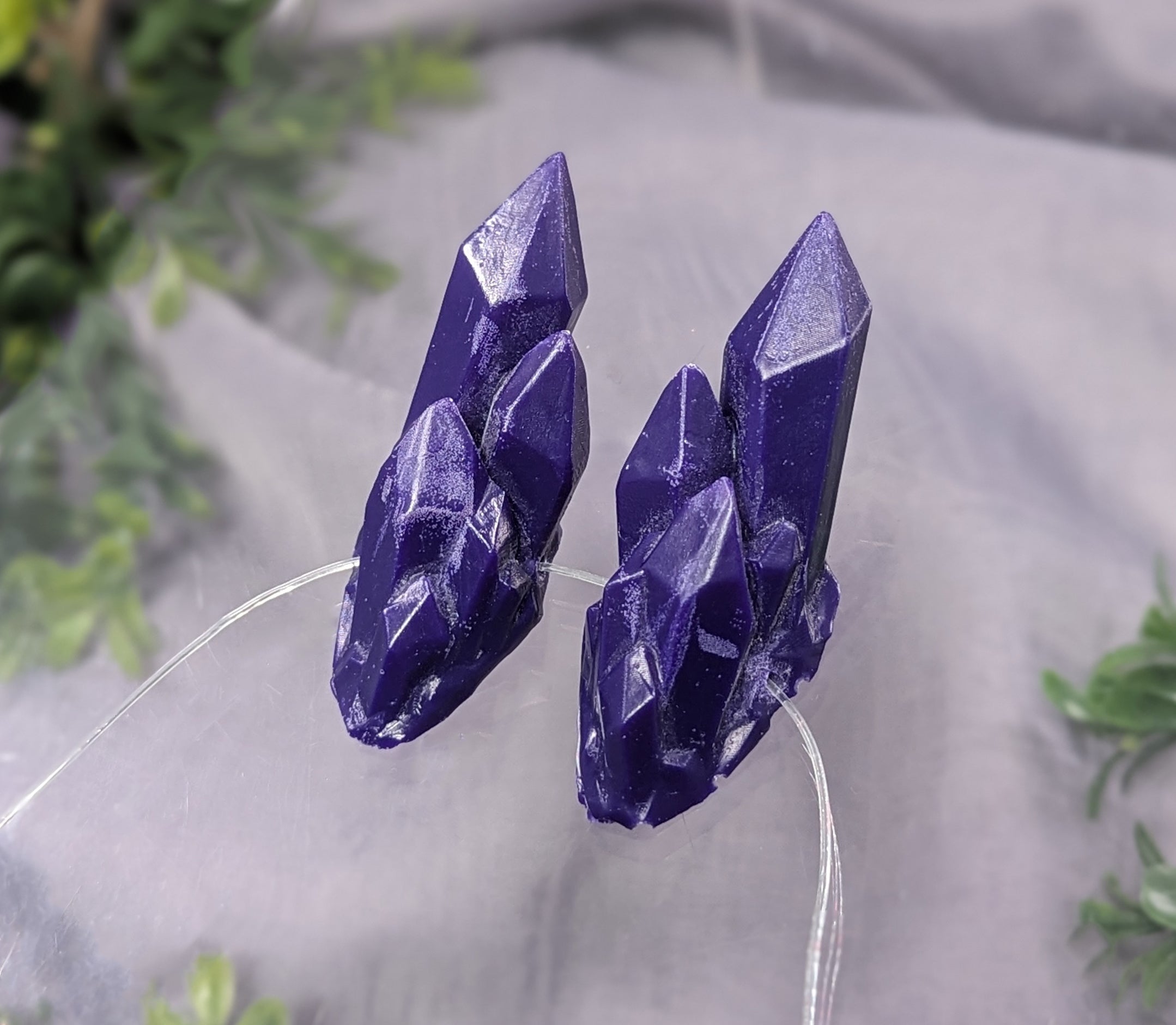 Plum Small Crystal Horns – ChaosCostumes
